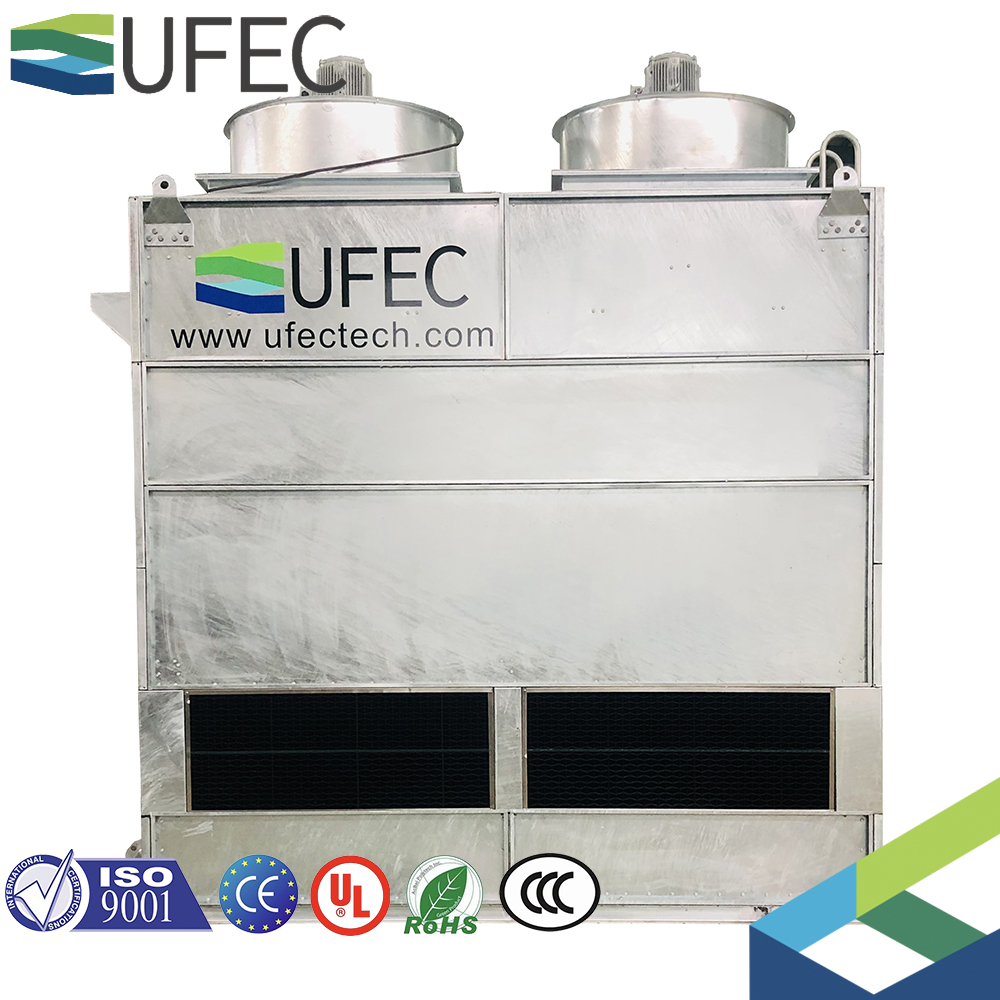 China industrial refrigeration evaporative condenser closed cooling ...